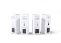 China Window Cut Candle Packaging Paper Boxes Reed Diffuser Package Box Printing for sale