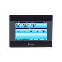 China LED Resistive 4.3'' TFT HMI Control Panel MT6043H COM RS485 For Industrial Machine for sale