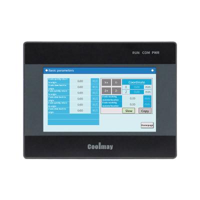 China 4.3'' TFT Human Machine Interface PLC 4 - 6W 60K Colour Resistive Touch Screen for sale