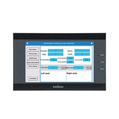 China Coolmay 5 Inch HMI Display Panel Touch Screen Panel 65536 True Colors LED Backlight for sale