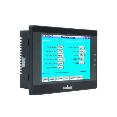 China LED 146*88*25mm 5 Inch HMI Display panel 32bit CPU 408MHz DC12 - 24V 64MB MODBUS for sale
