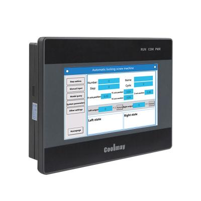 China 4.3 Inch HMI PLC Programming DC24V 60K Colors HMI 4-6W Consumption For Automation Control for sale