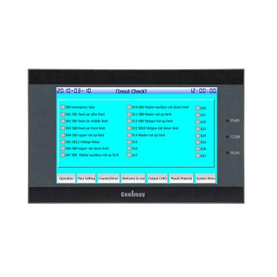China 5 Inch Touch Screen HMI PLC Combo 32 Bit HMI PLC Controller Max 4AI/2AO for sale