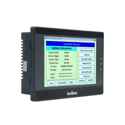 China IP65 Touch Panel PLC With 64MB RAM 1x Type C Programming Port 1x RS232 Communication Interface for sale