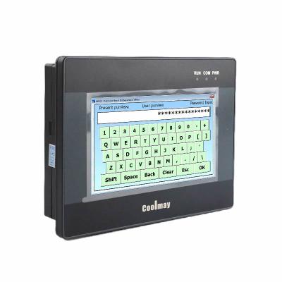 China 4.3 Inch HMI PLC All In One Integrated Digital I/O Analog support Modbus RTU protocal Ethernet optional function For Egg Incubator for sale