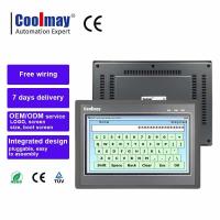 China Coolmay EX3G-80 All in One PLC HMI All in One 10 inch Compatible FX3G FX3U FX3S GX Works2 AI AO Com Port DIY Support MODBUS RTU for industrial application for sale
