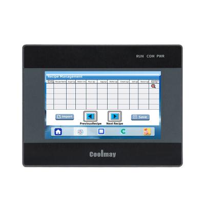 China Coolmay 4.3inch HMI PLC All-in-One with Modbus Communication and 24V Operating Voltage Programmable Logic Controller for sale