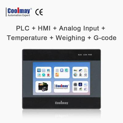 China Coolmay 4.3 inch TFT HMI PLC All In One with 32K Program Capacity and RS232/RS485 Communication for sale