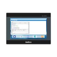 China Coolmay 10 Inch Touch Screen HMI PLC All In One with 8 Axis Stepper Servo Driver and 256MB Flash Memory Programmable Logic Controller for sale