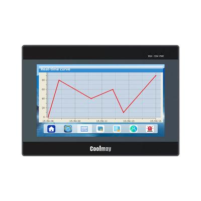 China Coolmay 10 inch Integrated HMI PLC with 8 Axis PWM Motor Speed and RS232 RS485 for Industrial Automation for sale