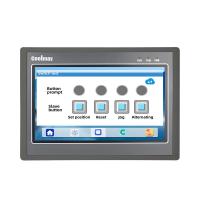 China Coolmay 7 Inch Integrated HMI PLC with 44 Port Digital 6 Port Analog and 32-bit CPU 408MHz All-in-One Controller for sale
