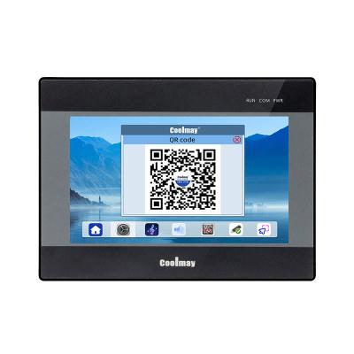 China Coolmay 7 inch Integrated HMI PLC All-in-One with 24DI/20DO and 4AD2DA Analog I/O for sale