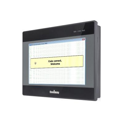 China Coolmay 7 inch 800*480 Ultra Thin Free Port Industrial Human Machine Interface Panel IP65 TK8070H/HD supports Modbus TCP for automation control system for sale