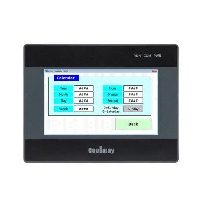 China Coolmay EX3U Series 4.3 Inch HMI PLC All In One Temperature Control with 12DI/12DO RS232 RS485 G-code Industrial Automation EX3U-8043H Source Factory for sale