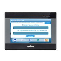 China Coolmay 7 inch HMI Touch Screen with Dual-core 1GHz CPU and IP65 Front Panel Industrial Control Monitor for sale