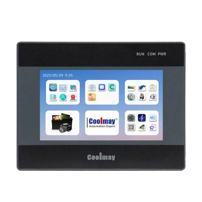China 4.3 inch Coolmay TK8043H HMI Touch Screen with Dual-core 1GHz CPU and Modbus TCP for Automation Control for sale