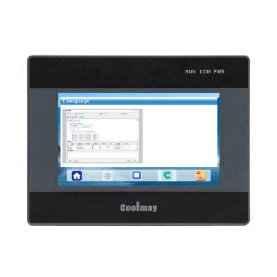 China Coolmay EX3U Series 4.3 Inch HMI PLC All-In-One Controller with 12DI/12DO and RS232 RS485 for Industrial Automation for sale