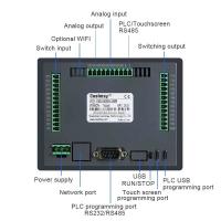 China Coolmay EX3U Series 4.3 Inch HMI PLC All-In-One Controller with 12DI/12DO and RS232 RS485 for Industrial Automation for sale