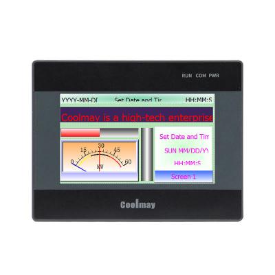 China Coolmay EX3S Series 4.3 Inch HMI PLC All-In-One Controller with 12DI/12DO and RS232 RS485 Communication for Industrial Automation for sale