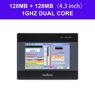 China Coolmay 4.3 Inch HMI Touch Screen Panel 24V with Modbus Protocol Support for sale