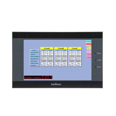 China Coolmay EX3U Series 5 Inch HMI PLC All-In-One Controller with 12DI/12DO and RS232 RS485 for Industrial Automation for sale