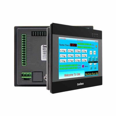 China 32bit CPU 408MHz HMI With PLC Built In 6 Channels 1 Phase 60khz for sale
