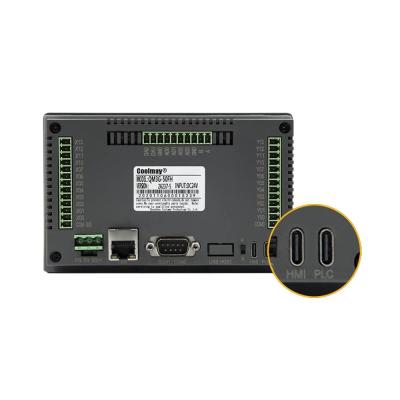 China FX3S HMI PLC All In One 60KHz 4AI 2AO HMI PLC Screen Type C for sale