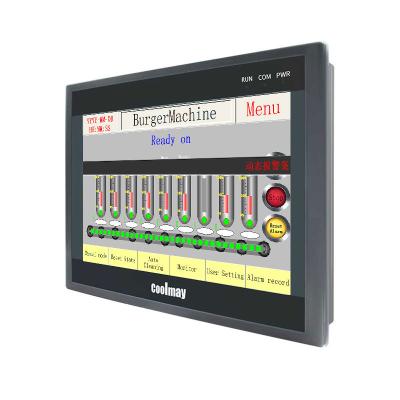 China RS485 COM MR MOS HMI Control Panel Portrait Display Resistive PLC Screen for sale