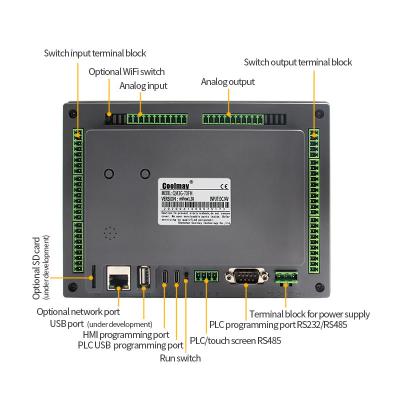 China Coolmay 7 Inch HMI PLC All In One Programmable Logic Controller Screen for sale