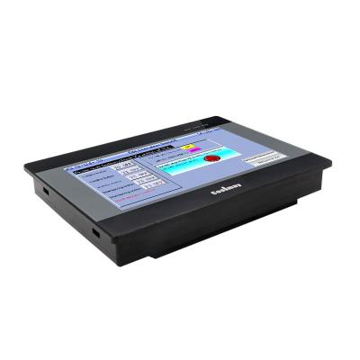 China Coolmay 7 Inch Industrial 24v Digital Input Analog Temperature Humidity Touch Screen Panel Small Mini Fx Fx1n Fx2n Fx3u Board Plc HMI Integrated for sale