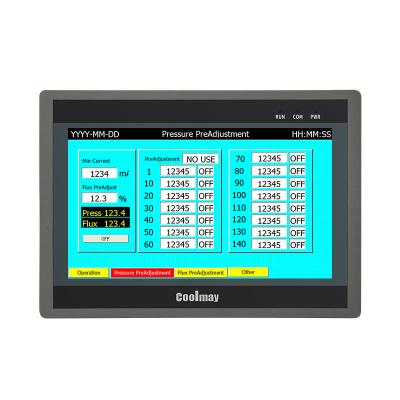China Coolmay Compact HMI PLC All In One 10 Inch 1024X600 pixels With Touch Screen for sale