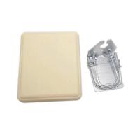 China Yellow Outdoor Directional Antenna Flat Panel 6250-6750MHz UWB 13 DBi N Connector 140x120x25 for sale