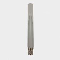 China N male 4G 698-960/1710-2700M omnidirectional 5dbi grey flat fishtail waterproof antenna for sale
