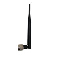 China N male 2.4G 2400-2500M Bluetooth antenna Wi-Fi router antenna omnidirectional unmanned aerial vehicle remote control folding rubber tube antenna 13x204mm for sale