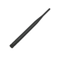 China SMA-J 2.4/5.8G 2400-2500/5150-5850M 5dbi omnidirectional Wi-Fi Bluetooth ZigBee plastic rod-shaped antenna 13x196mm for sale