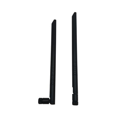 China 2.4G 5.8G WiFi6e dual-band omnidirectional network card router with external folding blade-shaped rubber antenna. Frequency range: 2400-2500 M5150-5850MHz, 13x240mm for sale