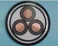 China Flexible XLPE Copper Armoured Cable 1000V 6 X Overall Diameter With Low Smoke for sale