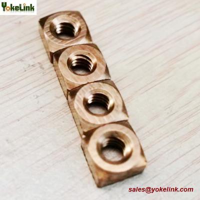 China Silicon Bronze Fasteners, Silicon Bronze square Nuts Aluminium Bronze square Nut, Bronze square Nuts for sale