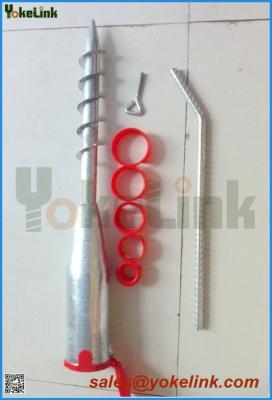 China Hot Dip galvanized Ground Screw For Solar Stand for sale