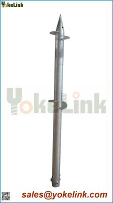 China Hot Dip galvanized Ground Screw Pole Anchor for sale