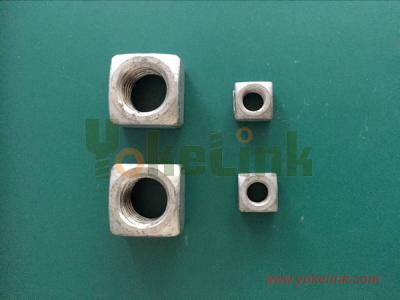 China 1 1/2'' carbon steel big size square nut for sale