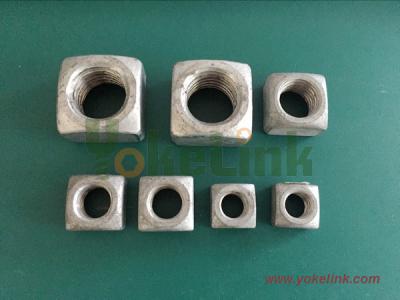 China 1 3/8'' big size HDG Square nut for sale