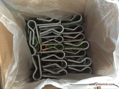 China Drop-forged HDG steel pole line hardware guy hooks for sale