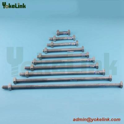 China High Quality Forged Steel ASME B18.2.6 square machine bolt for Pole Line Hardware for sale
