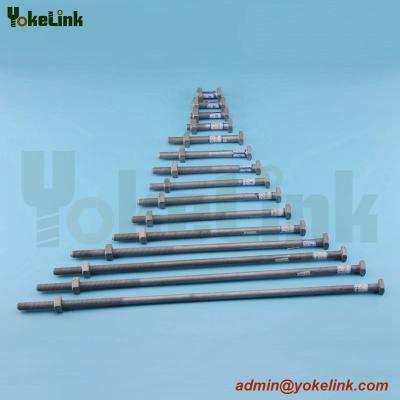 China High Quality Forged Steel ASME B18.2.6 Sq bolt For Transmission tower for sale