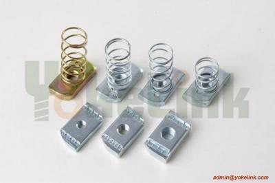 China High Quality Galvanized M10 Long Spring Channel Nut For strut channel for sale