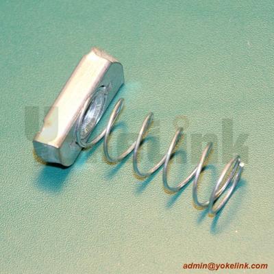 China High Quality Metal M8 Long Spring Channel Nut For strut channel for sale