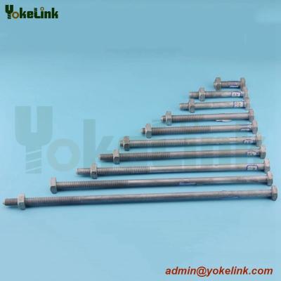 China High Quality Forged Steel ASME B18.2.6 Sq bolt For Transmission tower for sale