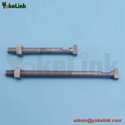 China High tensile HDG ANSI C135.10 machine bolt For Electrical Utilities Hardware for sale