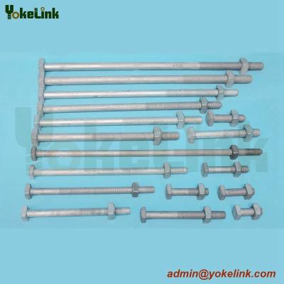 China ANSI C135.1 HDG meet ASTM A153 Square head machine bolt for sale